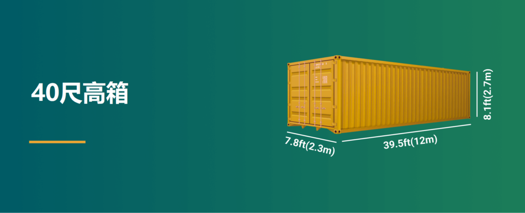 为何要选择尺寸合适的集装箱？出口货运集装箱的尺寸及类型详解